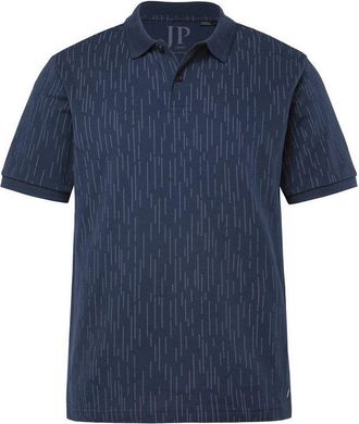 JP1880 Poloshirt Poloshirt Halbarm Piqu&eacute; Alloverdruck bis 8 XL