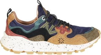 Flower Mountain Low-Top Sneaker - Multi-Material Earthy Tone Sneakers - Gr. 40 (EU) - in Bunt - für Damen