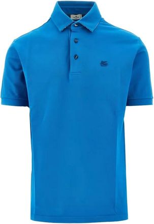 Etro Homme, Tops, Bleu, Taille: S Polo Shirt