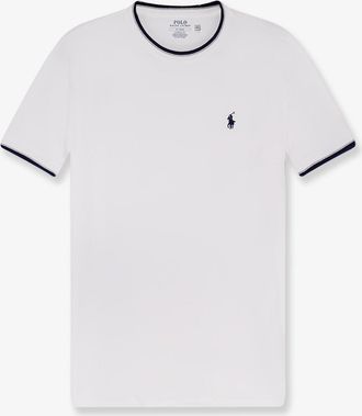 Ralph Lauren Cotton t-shirt with frontal logo - POLO RALPH LAUREN - gender_Man