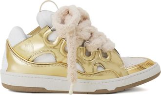 Lanvin baskets à lacets en corde - Blanc