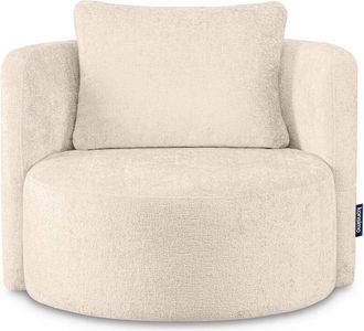 Konsimo Raggi Drehsessel, Ecru - Konsimo