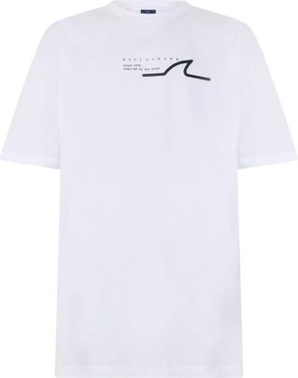 Paul & Shark T-shirt en coton - Homme - Tops - Blanc - Taille: 3XL