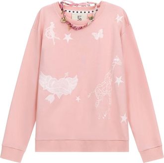 5 Progress Femme, Sweatshirts et sweats &agrave; capuche, Rose, Taille: 38 FR 16151 SweaT-shirt