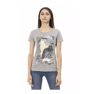Trussardi Femme, Tops, Gris, Taille: 44 FR T-Chemises