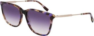 Lacoste Femme, Accessoires, Violet, Taille: ONE Size L6016S Lunettes de soleil carr&eacute;es en ac&eacute;tate