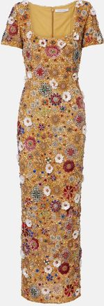 Rachel Gilbert Verzierte Robe Francesca