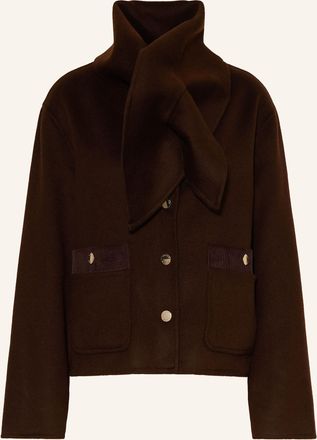 Claudie Pierlot Claudie Pierlot Jacke Mit Abnehmbarem Schal braun