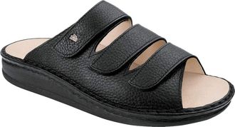 Finn Comfort Korfu Offene Sandalen für Erwachsene, Unisex, Schwarz - schwarz - schwarz - Größe: 35.5