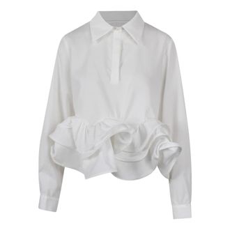 Jovonna London Damen, Blusen & Hemden, Wei&szlig;, LGr&ouml;&szlig;e