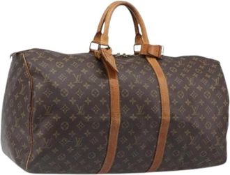 Louis Vuitton Sac Boston Vintage doccasion - Femme - Pre-owned - Brun - Taille: ONE Size