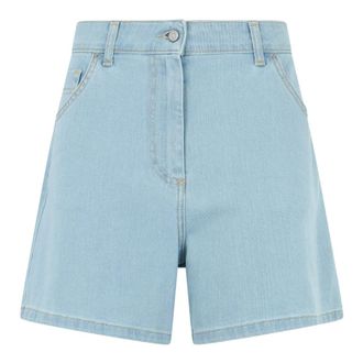 Fabiana Filippi Femme, Shorts, Bleu, Taille: 40 FR Short en denim d&eacute;contract&eacute; l&eacute;ger