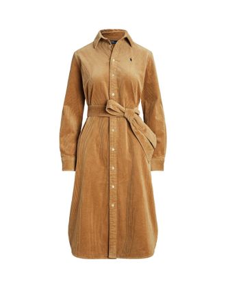Ralph Lauren Belted Corduroy Shirtdress