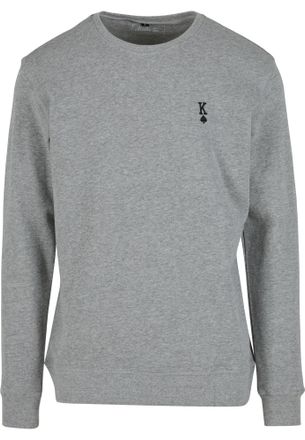Mister Tee Sweatshirt King Sign EMB Light Crew