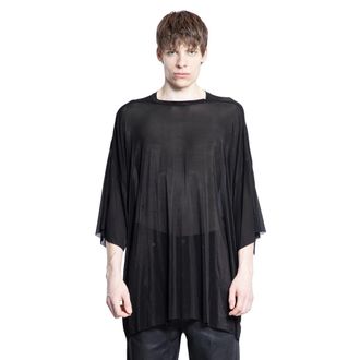 Rick Owens Hollywood Tommy T in Stretch Cupro Jersey