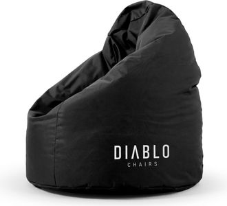 Diablo Kinder-Pouf, Craft Edition, ergonomischer Sitz, mit Granulatf&uuml;llung, strapazierf&auml;higes Cordura, wasserdicht, leicht und kompakt, Spielmuster, Ma&szlig;e 80 