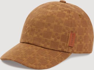 Sandro Casquette en denim motif cross