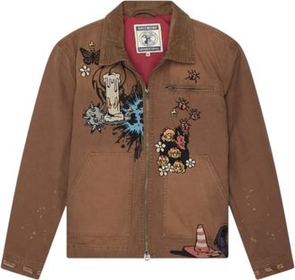 Deus Homme, Vestes, Brun, Taille: L Collective Improv Jacket