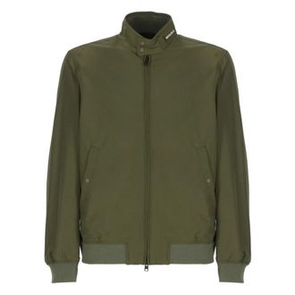 Woolrich Gr&uuml;ne Bomberjacke aus Baumwollmischung - - Jackets - Herren - Gr&uuml;n - XL