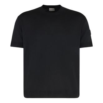 Moncler Kurz&auml;rmliger Pullover - - Tops - Herren - Schwarzk - XL