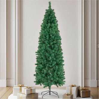 TecTake K&uuml;nstlicher Weihnachtsbaum, naturgetreu, Weihnachtsbaum mit biegsamen Zweigen, volumin&ouml;ses Nadelkleid, pflegeleicht, stabil, einfacher Aufbau, Tannenb