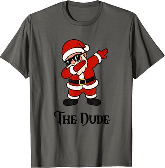 Holiday Santa The Dude Lustiges Shirt, Hoodie, Tank, Kissen, Tasche T-Shirt