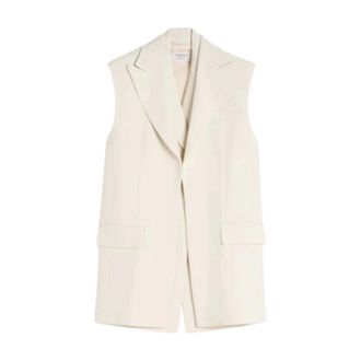 Sportmax Femme, Vestes, Beige, Taille: 38 FR Vest