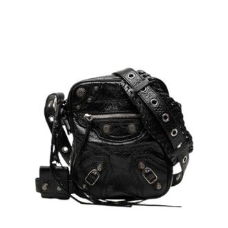 Balenciaga Sac bandouli&egrave;re Le Cagole Pre-owned - Femme - Pre-owned - Noir - Taille: ONE Size