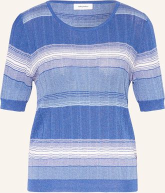 Darling Harbour Darling Harbour Strickshirt Mit Glitzergarn blau