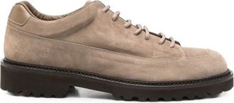 Common Projects Suede Lug-sole Lace Up Shoes