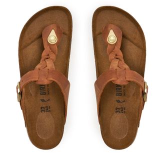 Birkenstock Zehentrenner Birkenstock Gizeh Braided 1021336 Braun