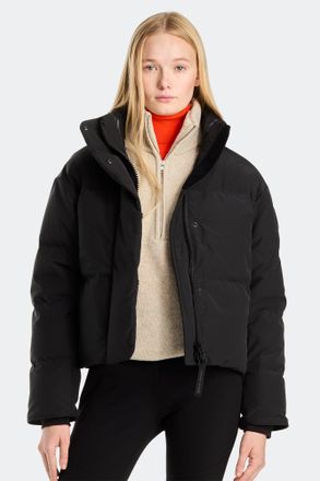 Canada Goose Kurze Grandview Jacke mit Black Disc