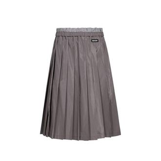 Miu Miu Jupe pliss&eacute;e en soie technique