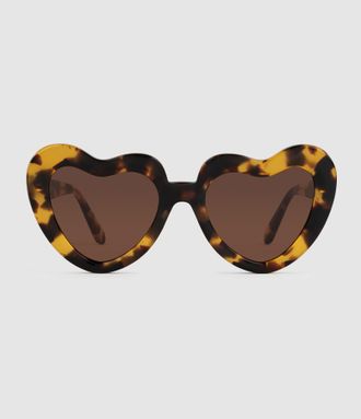 Jimmy Fairly Lunettes de Soleil Ecaille Marron