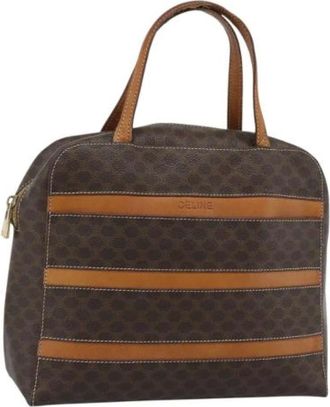 Celine Pre-owned Sac Macadam en toile - Femme - Pre-owned - Brun - Taille: ONE Size
