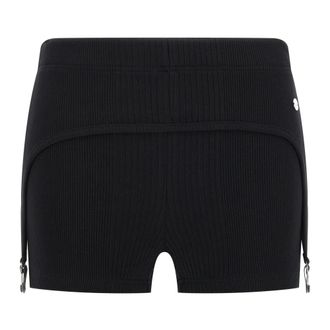 Jean Paul Gaultier Garter Mini-Shorts - - Shorts - Damen - Schwarzk - S
