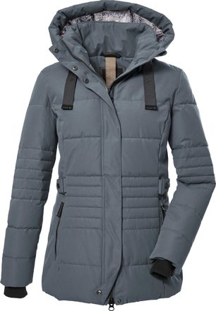 G.I.G.A. DX by killtec Steppjacke GW 25 WMN QLTD JCKT, Damen, Gr. 36, graublau, Obermaterial: 88% Polyester, 12% Baumwolle;Futter: 100% Polyester;F&uuml;llung: 100% Polyester, G.