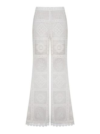 Zimmermann Pantalons D&eacute;contract&eacute;s - Cr&egrave;me