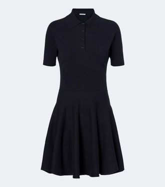Givenchy Robe polo en coton et soie m&eacute;lang&eacute;s