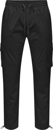 Only & Sons Herren Onscommon 0182 Pant Cargohose, Schwarz, L EU