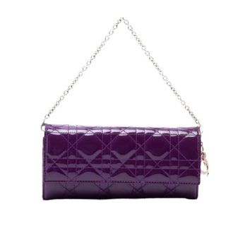 Dior Pre-owned Wallet on Chain - - Pre-owned - Damen - Lila - ONE SIZE