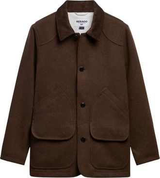 Sebago Tenny Wolljacke - - Jackets - Herren - Braun - L
