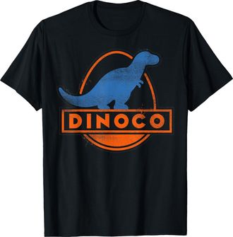 Disney Pixar Cars Dinoco Gas Station Distressed Logo T-Shirt