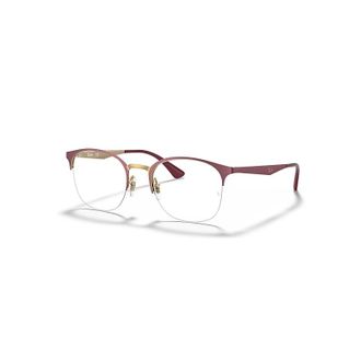 Ray-Ban Rb6422 Optics Bordeaux Fassung Klar Glas Polarisiert 49-19