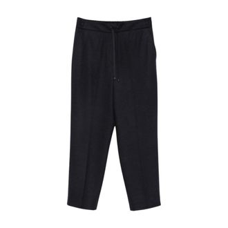 Circolo 1901 Pantalon carrot coupe ajust&eacute;e &agrave; cordon - Femme - Pantalons - Bleu - Taille: 46 FR