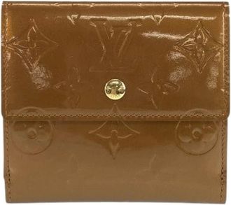 Louis Vuitton Portefeuille compact Vernis Pre-owned - Femme - Pre-owned - Brun - Taille: ONE Size