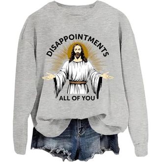 Generic Disappointments All of You Jesus Sweat-shirt unisexe, gris, 3XL