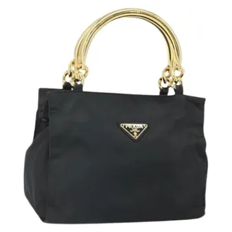 Prada Sac &agrave; main en nylon Pre-owned - Femme - Pre-owned - Noir - Taille: ONE Size