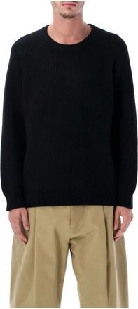Corridor Nyc Corridor Nyc, Homme, Pulls, Noir, Taille: XL Wool Cashmere Ribbed Crewneck