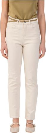 Kocca Femme, Jeans, Blanc, Taille: 36 FR Pantalon Slim Fit Cheville